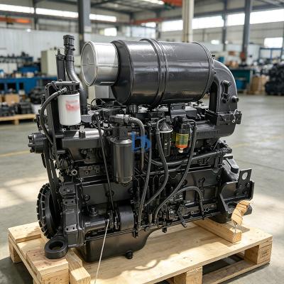 China Komatsu 6D125E-2 Complete Diesel Engine Assembly for PC400-7 Excavator 6 Cylinder Turbocharged for sale