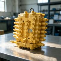 China Komatsu PC120-6 Main Control Valve Distribution Valve Hydraulic OEM Replacement 6D102 for sale