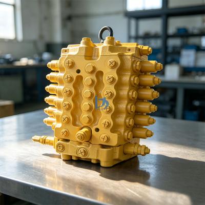 China Komatsu PC120-6 Main Control Valve Distribution Valve Hydraulic OEM Replacement 6D102 for sale