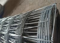 China Giant Shuttle Fixed Knot Field Fence 1.6mm-3.5mm Galvanized Steel Deer Fence 50m-100m Roll for sale