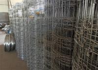 China Hot Dipped Galvanized Fixed Knot Field Fence 47in x 330ft 9x11 Gauge Class III for sale