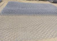 China PVC Coated Gabion Baskets 80x100mm Mesh Opening 2.2mm Wire Diameter for Erosion Control for sale