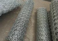 China PVC Coated Gabion Baskets 80x100mm Mesh Opening 2.2mm Wire Diameter for Erosion Control for sale
