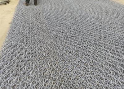 China Double Twisted Gabion Basket Hexagonal Shape 80x100mm Mesh 2.7mm Wire for Erosion Control for sale
