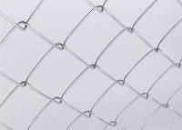 China Galvanized Chain Link Fence Diamond Hole 1 inch 12 Gauge for Highway Airport Security for sale