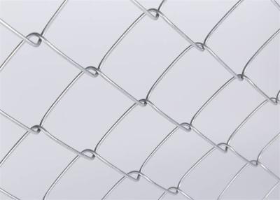China Galvanized Chain Link Fence Diamond Hole 1 inch 12 Gauge for Highway Airport Security for sale
