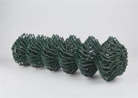 China Green PVC Coated Chain Link Fence 2 Inch Mesh 12 Gauge Sports Field Fencing for sale