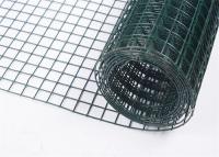 China PVC Coated Steel Wire Mesh Rolls 12.7mm x 12.7mm Welded Wire Panels for Fencing for sale