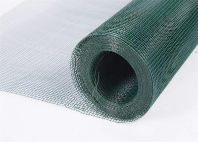 China PVC Coated Steel Wire Mesh Rolls 12.7mm x 12.7mm Welded Wire Panels for Fencing for sale