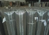 China 304L Stainless Steel Woven Wire Mesh Screen / Electro Galvanized Square Mesh for sale
