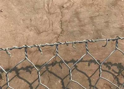 China Double Twist Woven Iron Wire Hexagonal Gabion Box 2m x 1m x 1m for Erosion Control for sale