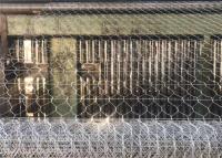 China PVC Coated Woven Gabion Mesh 2.2mm Wire Dia for Embankment Reinforcement for sale