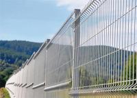 China PVC Coated Welded Wire Fence Panel 6 Gauge 2x6in Opening Galvanized Mesh for sale