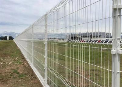 China PVC Coated Welded Wire Fence Panel 6 Gauge 2x6in Opening Galvanized Mesh for sale