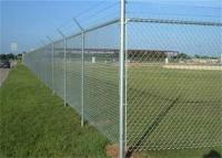 China Hot Dipped Galvanized Chain Link Fence Diamond Mesh 1 inch 14 Gauge for Farm Security for sale