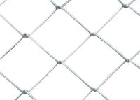 China Galvanized Green Coated Chain Link Fence 9 Gauge  Diamond Hole Shape for sale