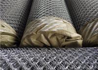 China Hot Dipped Galvanized Chain Link Fence Diamond Mesh 1 inch 14 Gauge for Farm Security for sale