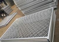 China Galvanized Green Coated Chain Link Fence 9 Gauge  Diamond Hole Shape for sale