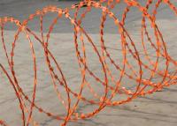 China Stainless Steel Concertina Razor Wire 2.5mm High Tensile 1400-1600 MPa Security Coil for sale