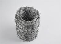 China Low Carbon Galvanised Barbed Wire Easy Install For Highway Protection for sale