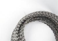 China Stainless Steel Concertina Razor Wire 2.5mm High Tensile 1400-1600 MPa Security Coil for sale