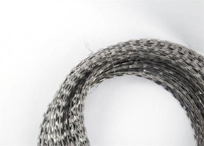 China Stainless Steel Concertina Razor Wire 2.5mm High Tensile 1400-1600 MPa Security Coil for sale