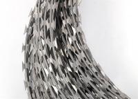 China Stainless Steel Concertina Razor Wire 2.5mm High Tensile 1400-1600 MPa Security Coil for sale