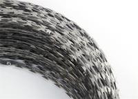 China Electric Galvanized Concertina Razor Wire BTO15 Anti Corrosion 0.5mm Thickness 2.5mm Wire Diameter for sale