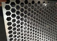 China Hexagonal Hole Stainless Steel Perforated Sheet Metal For Construction for sale