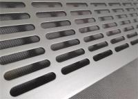 China Galvanised Perforated Metal Sheet Slotted Hole 1.6mm-25.4mm for Filters Vents for sale