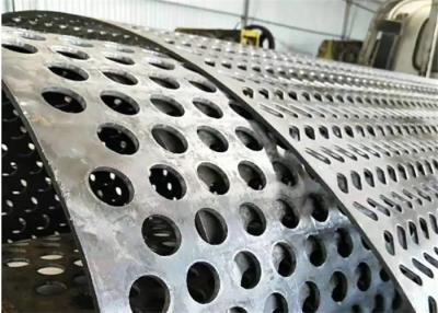 China Mild Carbon Steel Perforated Sheet Round Holes 1.6mm-25.4mm for Protective Fencing for sale