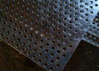 China Mild Carbon Steel Perforated Sheet Round Holes 1.6mm-25.4mm for Protective Fencing for sale