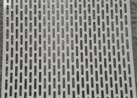 China Galvanised Perforated Metal Sheet Slotted Hole 1.6mm-25.4mm for Filters Vents for sale