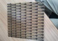 China Decorative Flat Stainless Steel Woven Wire Grille , Architectural Woven Mesh for sale