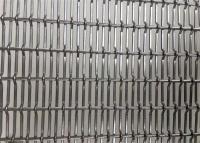 China Stainless Steel Architectural Wire Mesh H Type Cable And Rod Combination Mesh for sale