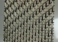 China Decorative Flat Stainless Steel Woven Wire Grille , Architectural Woven Mesh for sale