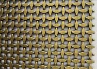 China Decorative Flat Stainless Steel Woven Wire Grille , Architectural Woven Mesh for sale