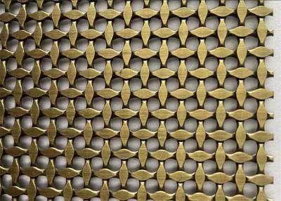 China Decorative Flat Stainless Steel Woven Wire Grille , Architectural Woven Mesh for sale