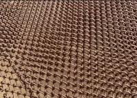 China Aluminum Alloy Metal Coil Drapery Mesh Curtain 1.0mm Wire 6mm Aperture for sale