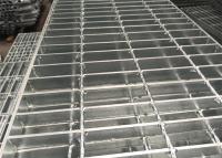 China Galvanized Steel Grating Stair Treads Non Slip 25x5mm Bearing Bar Easy Install for sale
