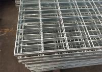 China Galvanized Steel Grating Stair Treads Non Slip 25x5mm Bearing Bar Easy Install for sale