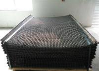 China Carbon Steel Crimped Woven Mesh Vibrating Screen For Filtering for sale
