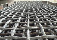 China Carbon Steel Crimped Woven Mesh Vibrating Screen For Filtering for sale