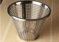 China Custom Perforated Metal Fabrication , Electro Galvanized Perforated Filter Tubes for sale