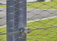 China Lightweight Ferrule Type Stainless Steel Wire Rope Mesh 1.0-5.0mm Cable 20-200mm Opening for sale
