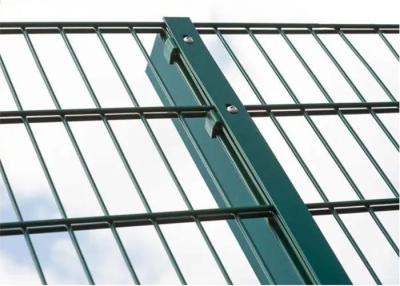 China Hot Dip Galvanized Double Wire Mesh Fence Panel 2.5m Width 1.83m Height Durable Metal Fencing for sale