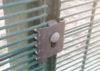 China 358 Security Wire Mesh Fence 76.2mm x 12.7mm Opening 4mm Wire Anti-Climb Welded Panel for sale