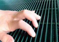 China 358 Welded Wire Mesh Fence 76.2mm Peach Post 0.5mm Wire Tolerance High Security for sale