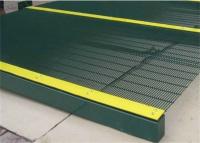 China Galvanized 358 Security Fence 76.2mm x 12.7mm Mesh with Studded T Posts and Clips for sale