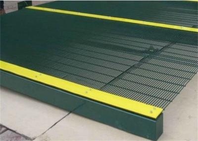 China Galvanized 358 Security Fence 76.2mm x 12.7mm Mesh with Studded T Posts and Clips for sale